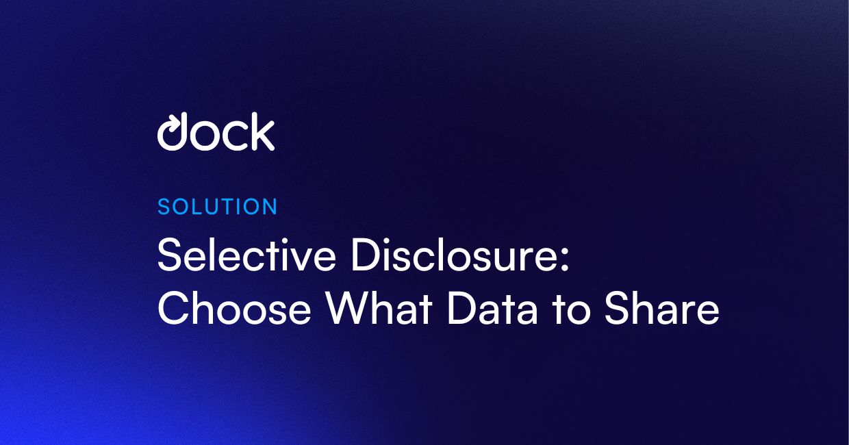 Selective Disclosure Guide: Privacy Feature of Verifiable Credentials